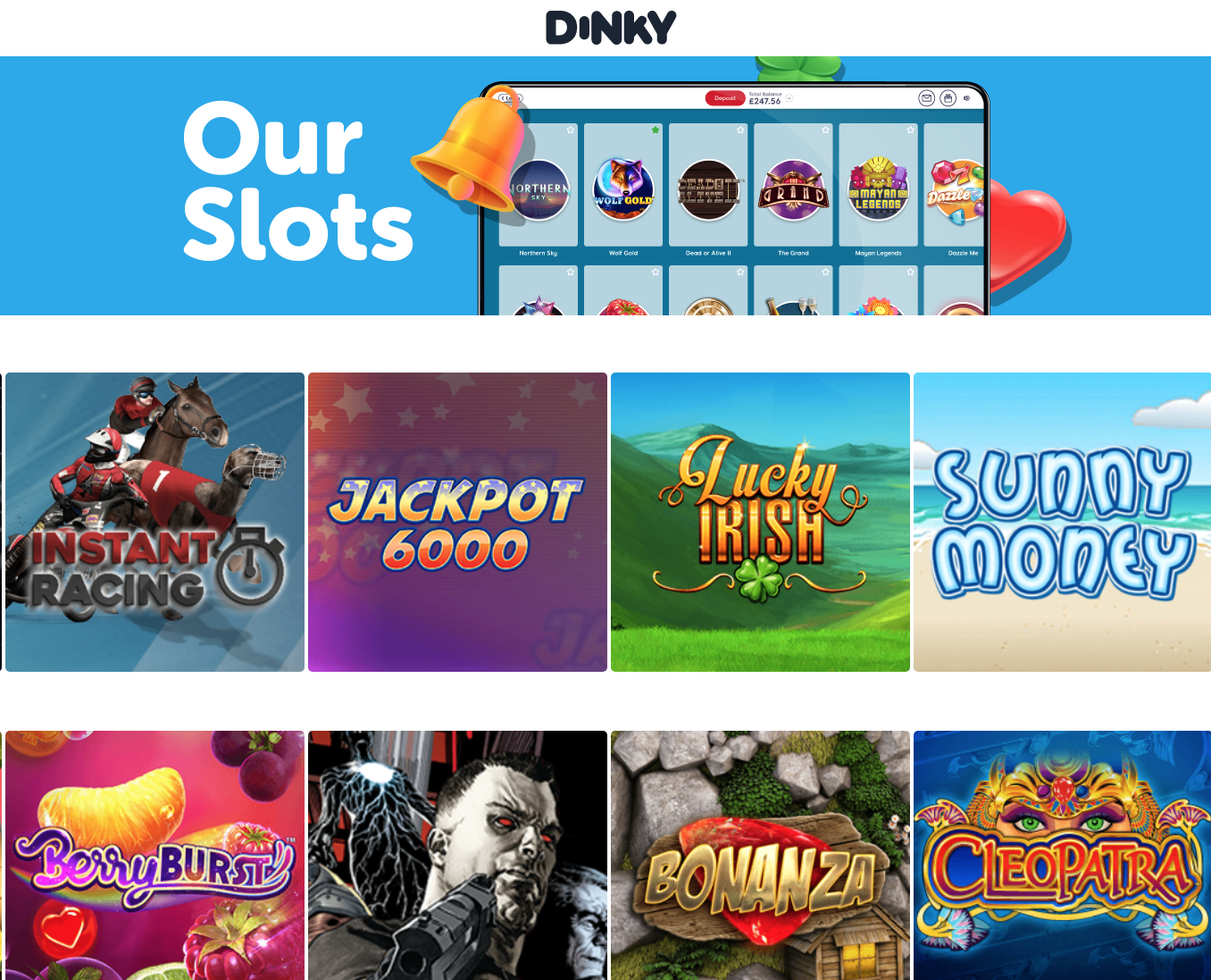 Dinky Bingo - playcashgames.co.uk